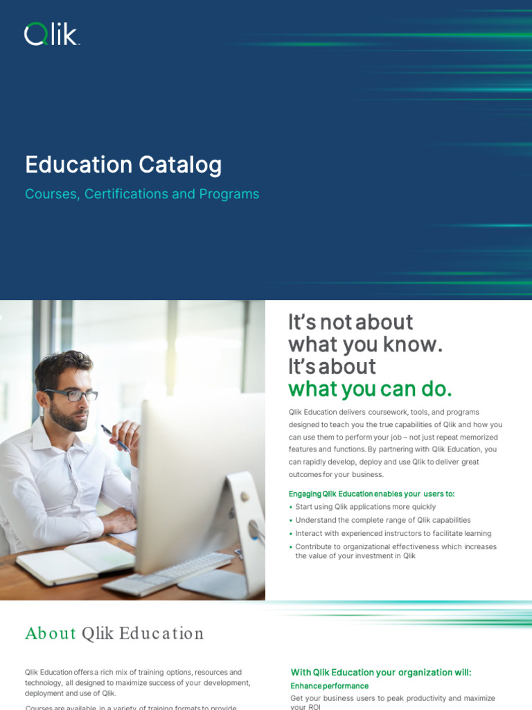 QlikEducationServices CourseDiagram | PDF | Software As A Service | Cloud Computing