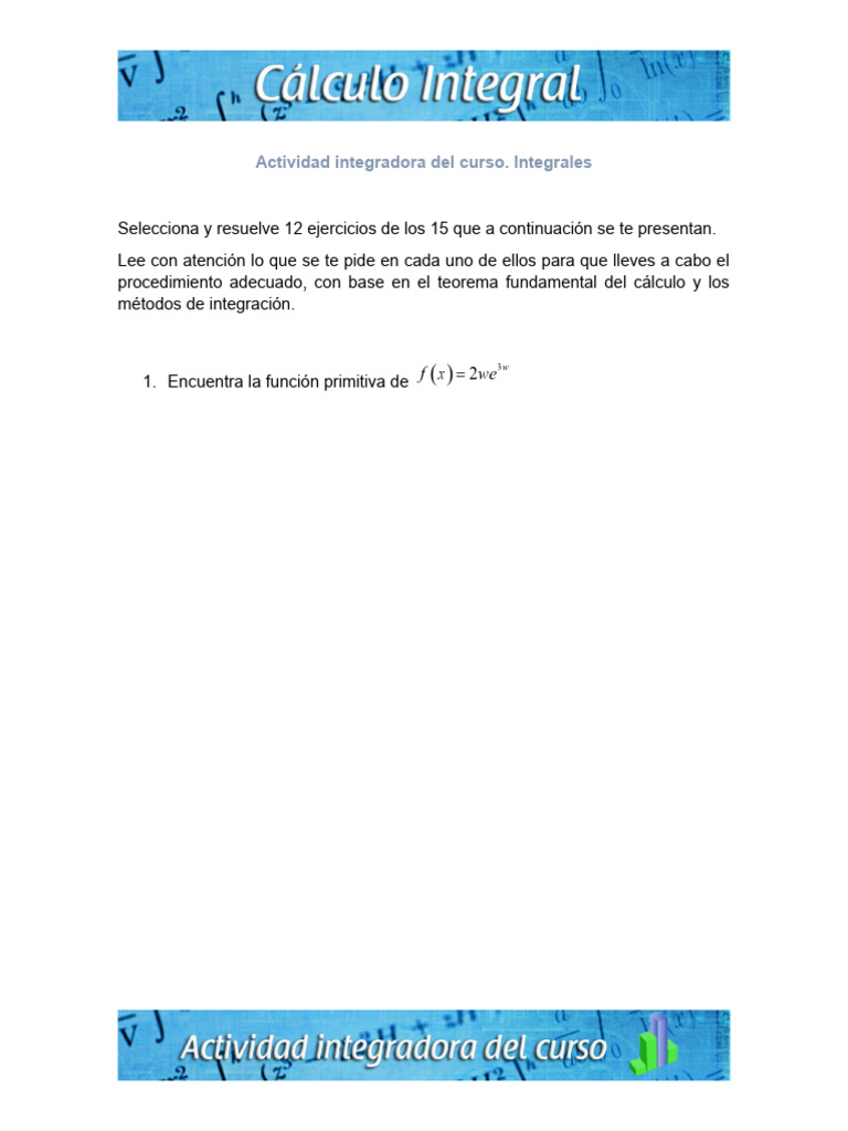 Descargable Act Integradora Curso | PDF