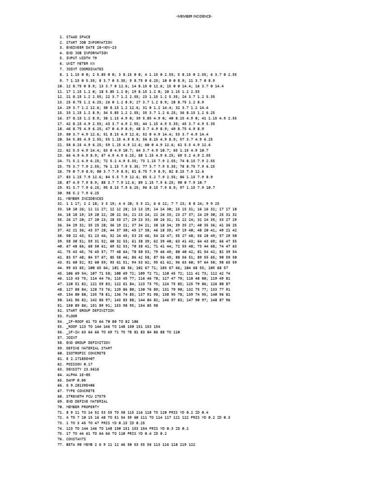 02 Member Incidence (2-Sto. Res. Manimtim) | PDF | Applied And ...