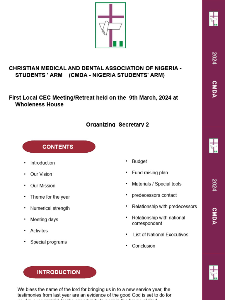 Report For 1ST LOCAL CEC Organizing 2 | PDF