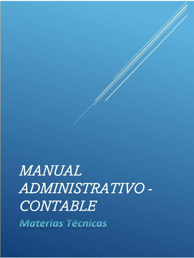 MANUAL AUXILIAR ADMINISTRATIVO CONTABLE | Descargar gratis PDF | Cheque | Contabilidad