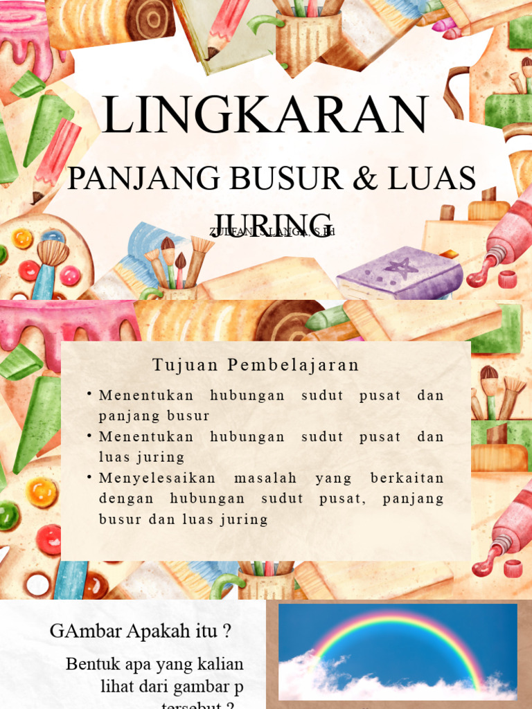 Panjang Busur & Luas Juring | PDF