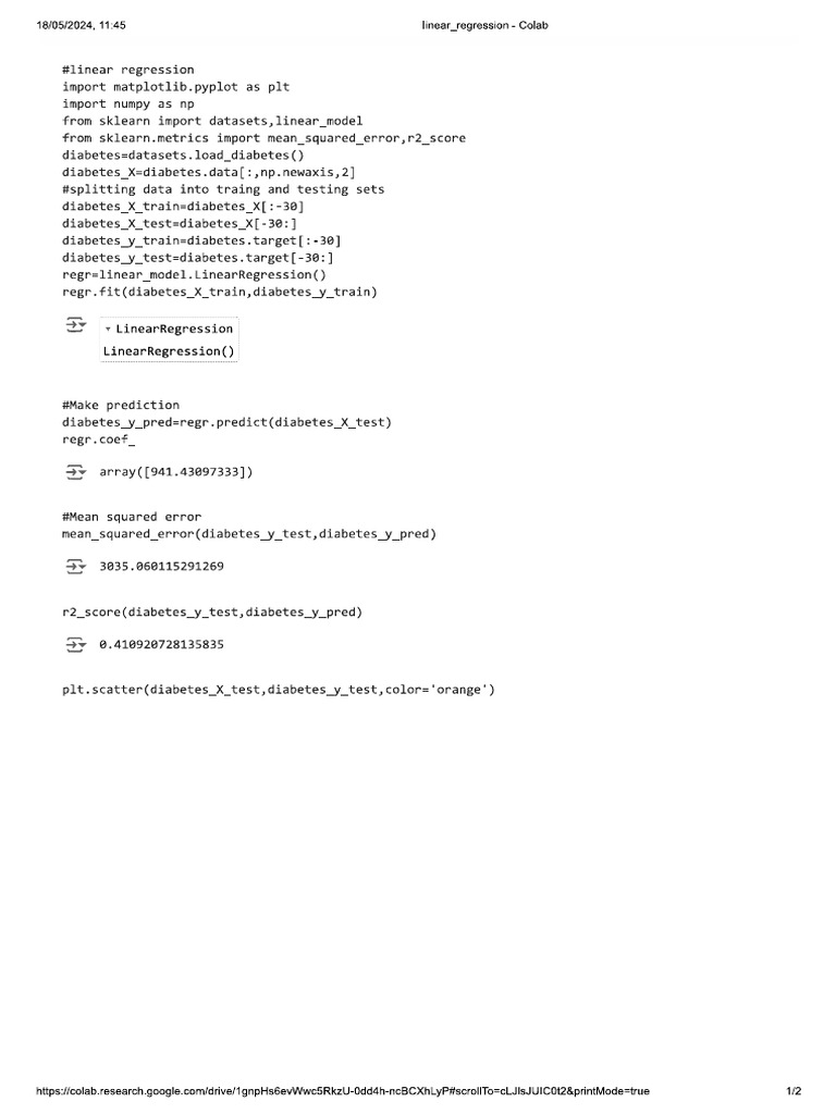 Linear Regression | PDF