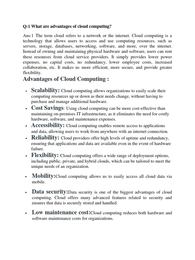 Cloud Computing-2 | Download Free PDF | Cloud Computing | Software As A Service