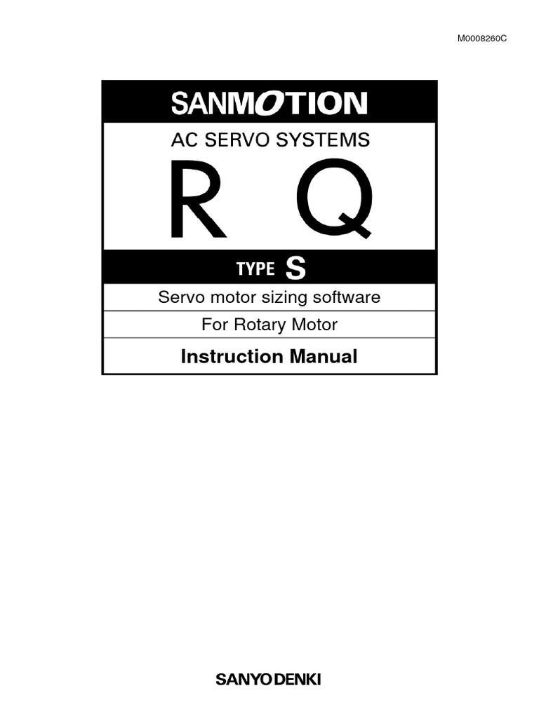 Sanmotion R Q M0008260C | PDF | Menu (Computing) | Button (Computing)