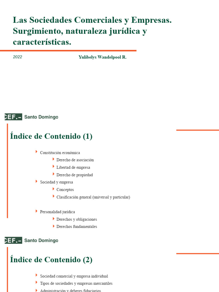Régimen General de Sociedades Comerciales y Empresas (Conflicto de codificación Unicode 1) (6 ...