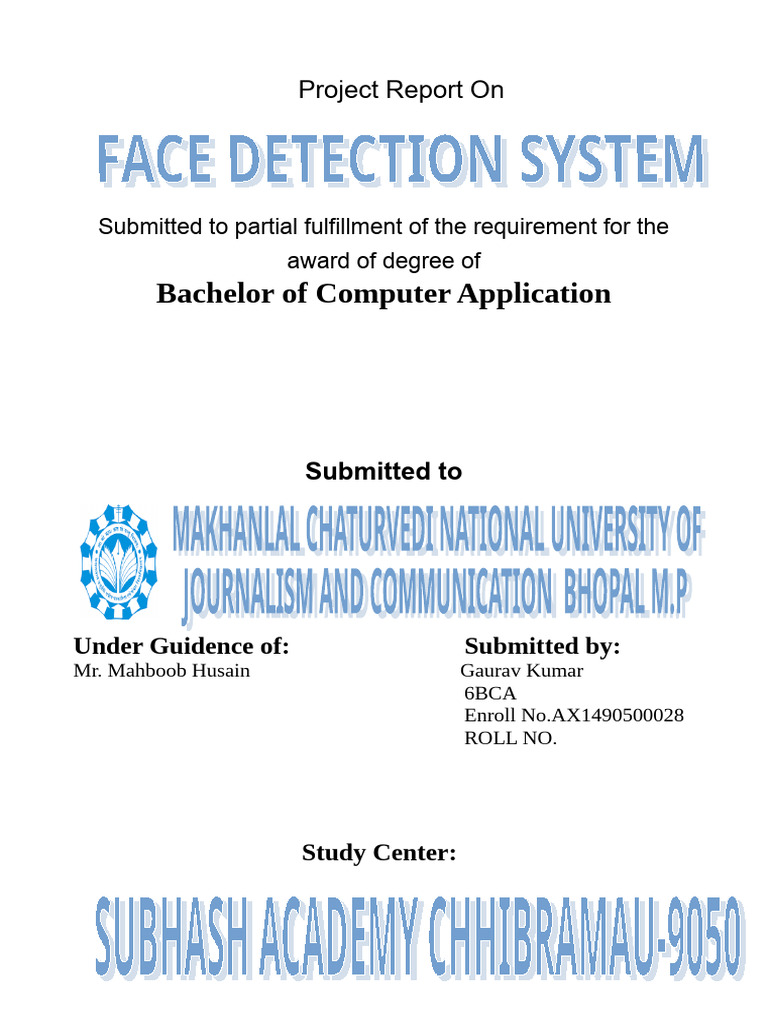 Face Detection 1 | PDF | Databases | Face