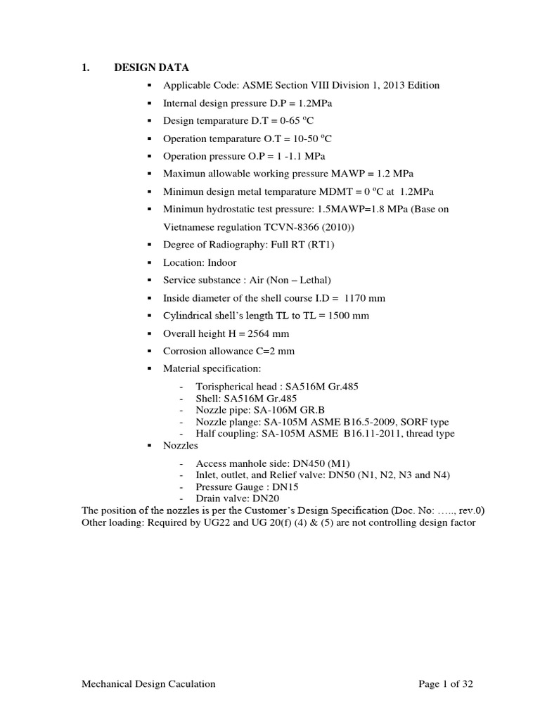 CACULATION 2M3 rev 10 | Download Free PDF | Pressure | Gases