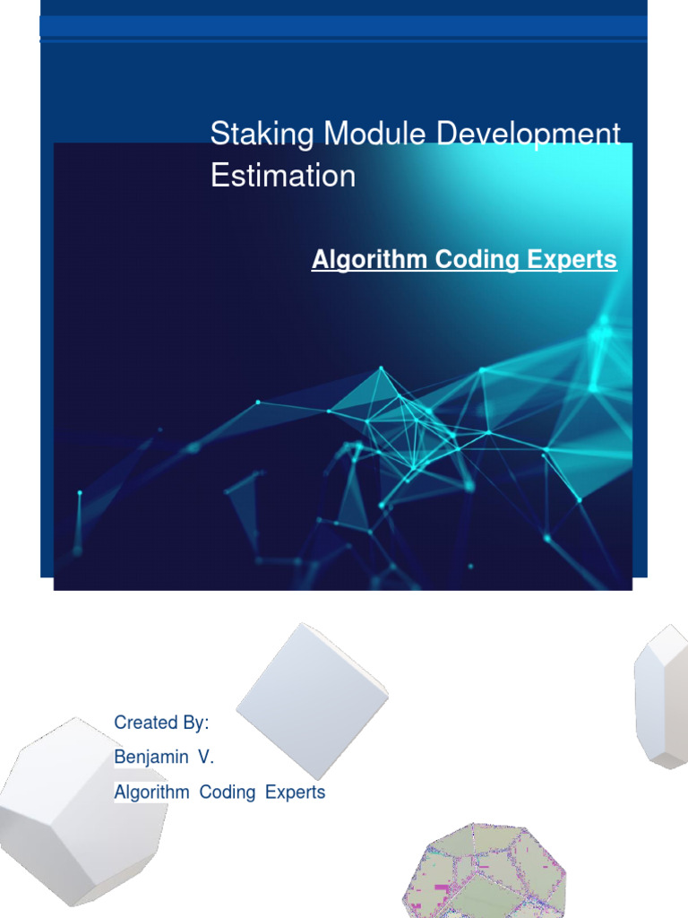 P2E STaking Module Development | PDF | Software Development | Systems ...