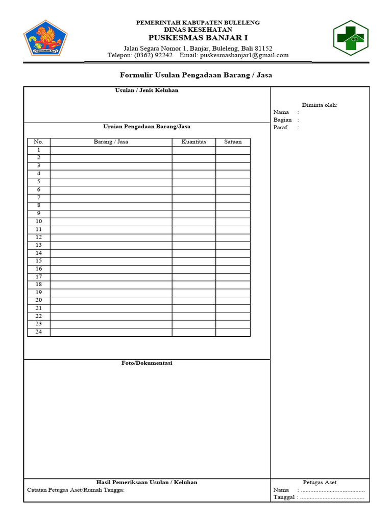 Formulir Amprahan | PDF