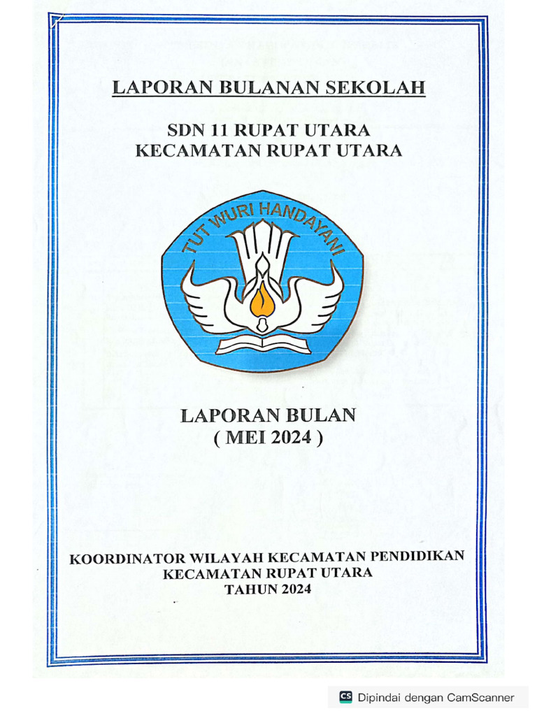 Laporan Bulanan, Surat Masuk Dan Keluar Mei 2024 | PDF