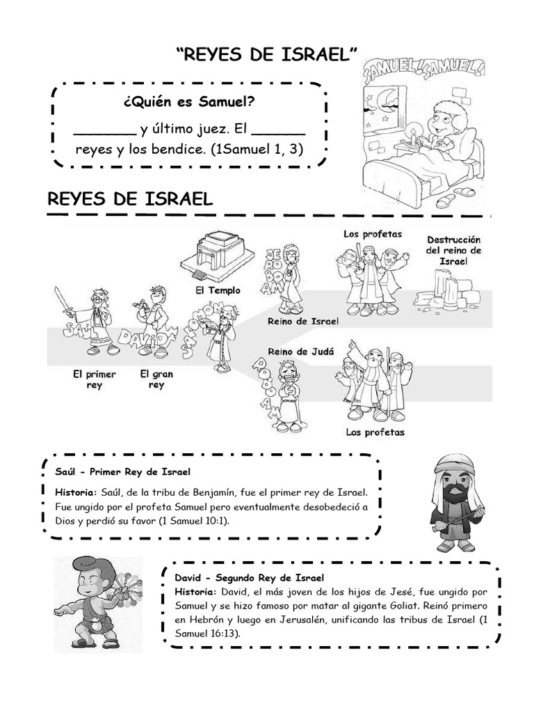 Reyes de Israel Fichas | PDF