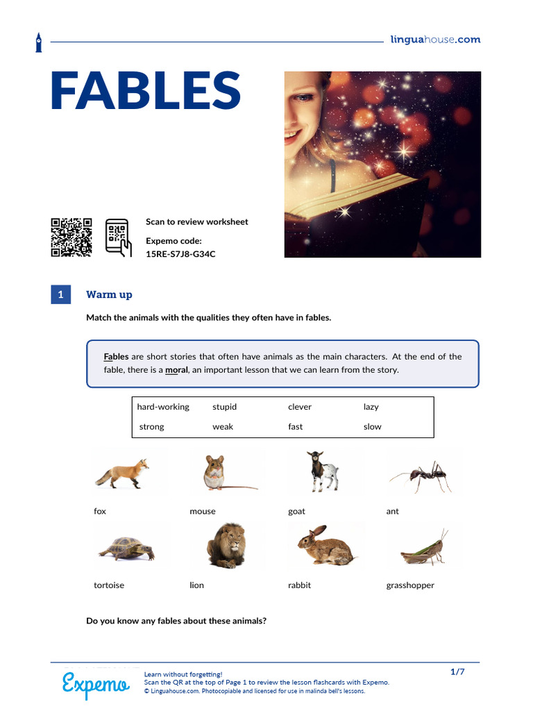 Fables British English Student | PDF | Fable