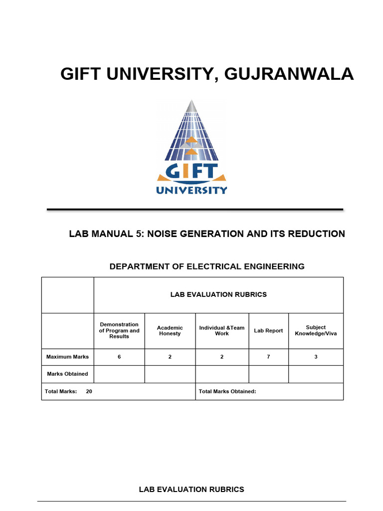 Communication System Lab 5 | PDF | Information And Communications ...