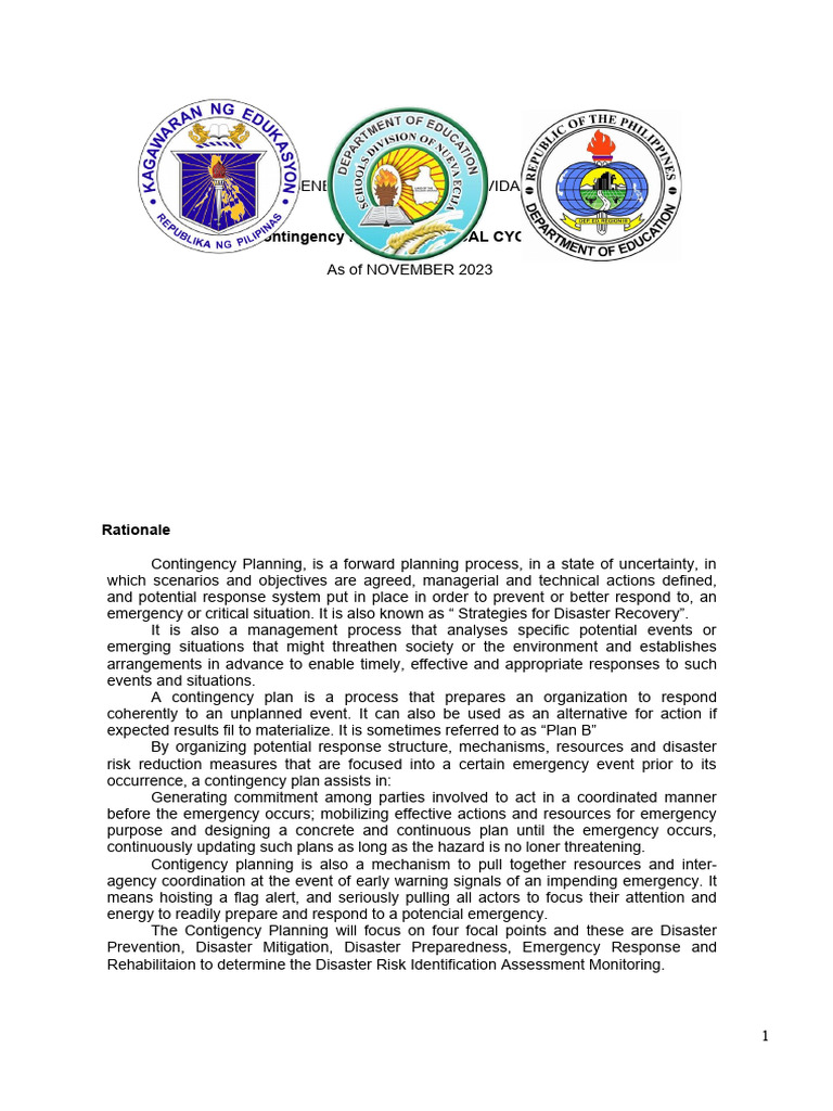 Con Plan Tropical Cyclone | PDF | Emergency Management | Emergency