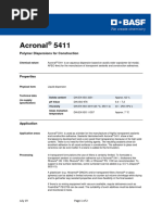 Acronal S 790 Technical Data Sheet | PDF | Paint | Materials