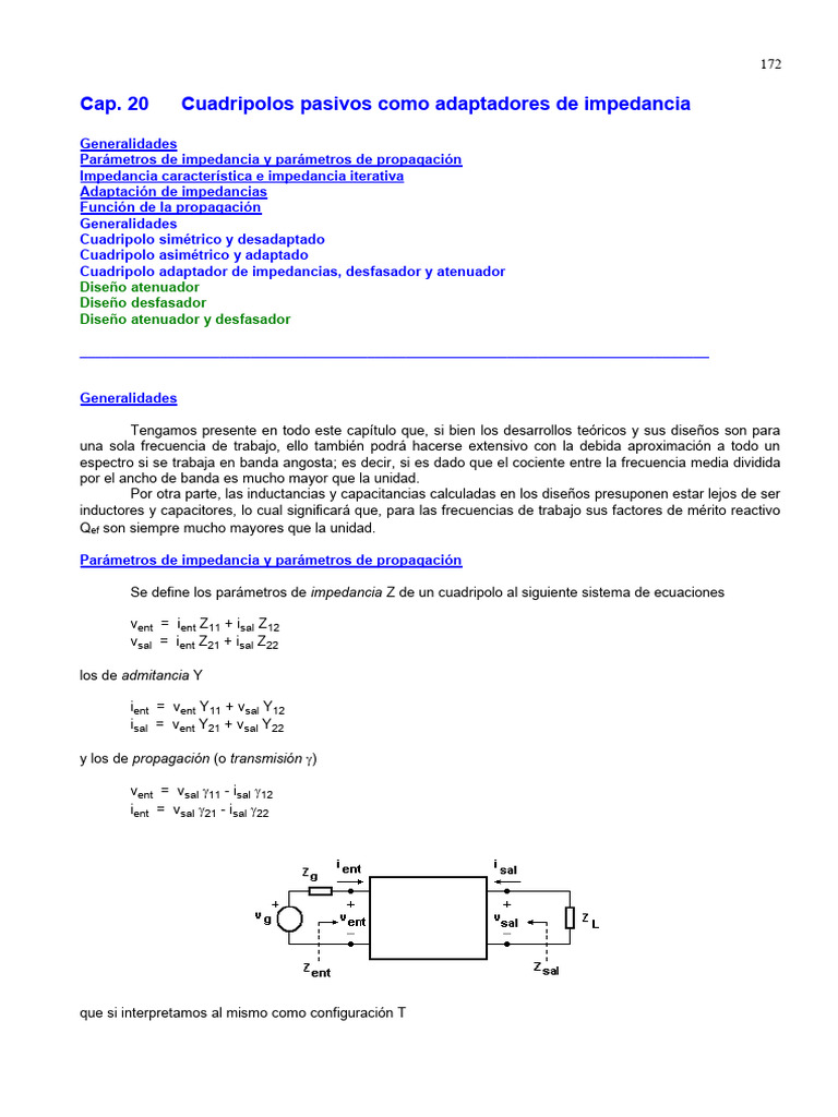 Cap20 CuadPasAdapImp | PDF | Energia electrica | Impedancia eléctrica