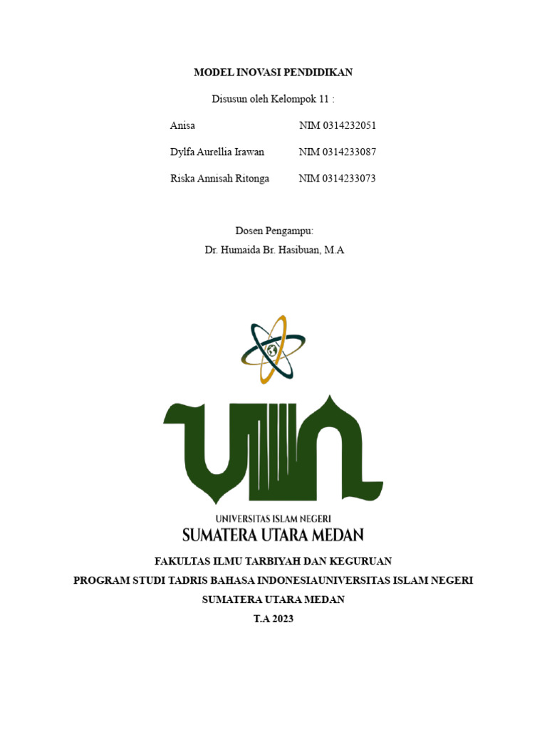 Model Inovasi Pendidikan | PDF | Sains & Matematika