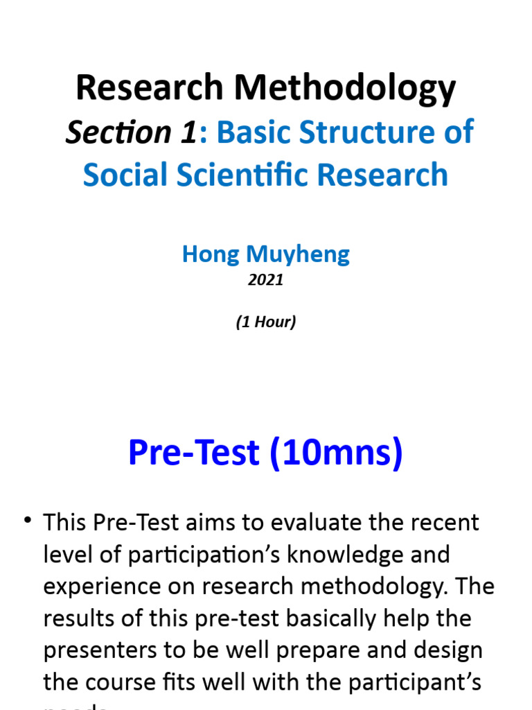 Research Methodology 1 | PDF | Survey Methodology | Methodology