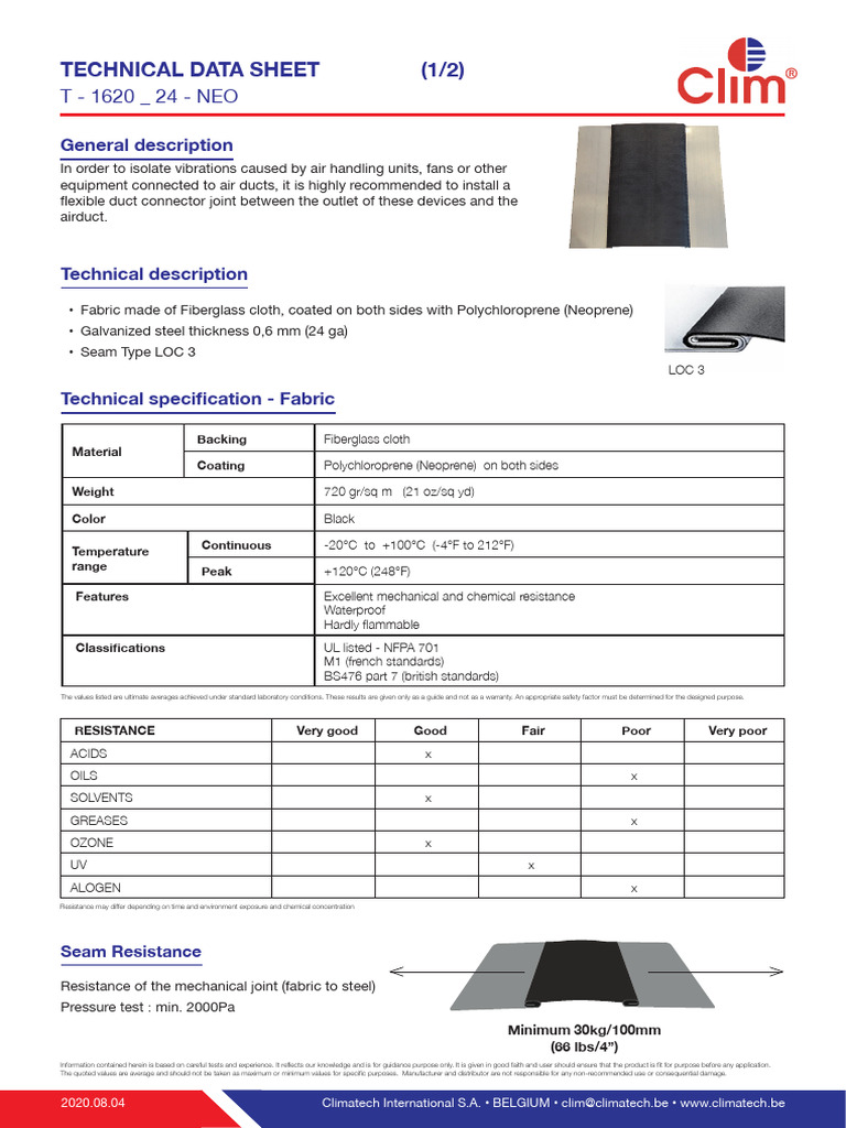 Ft-gb 1620_24-Neo Lona Clim | PDF | Duct (Flow) | Textiles