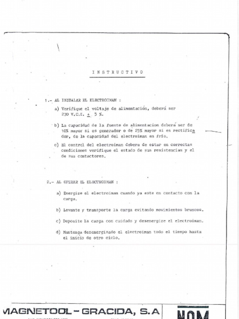 Manual Electroiman Magnetool - Compressed | PDF