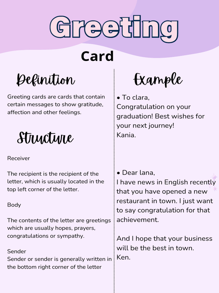 Greeting card | PDF