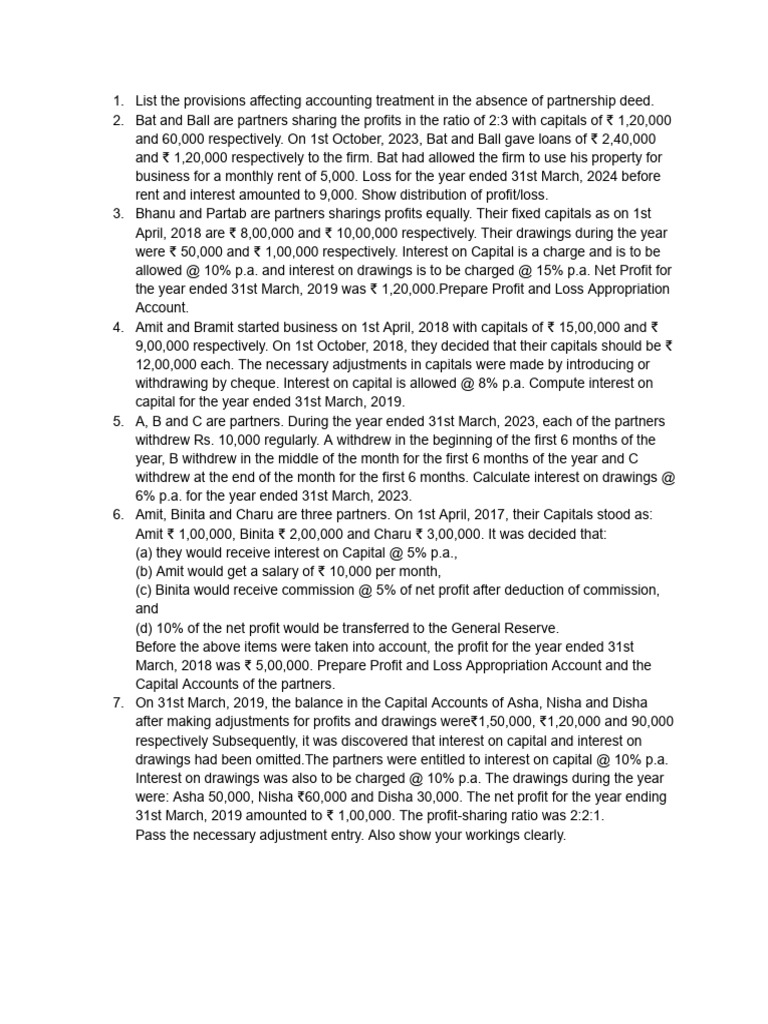 Acc-Ch1 extra qns | PDF | Interest | Business