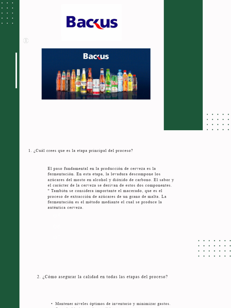 Empresa Backus | PDF | Tecnología
