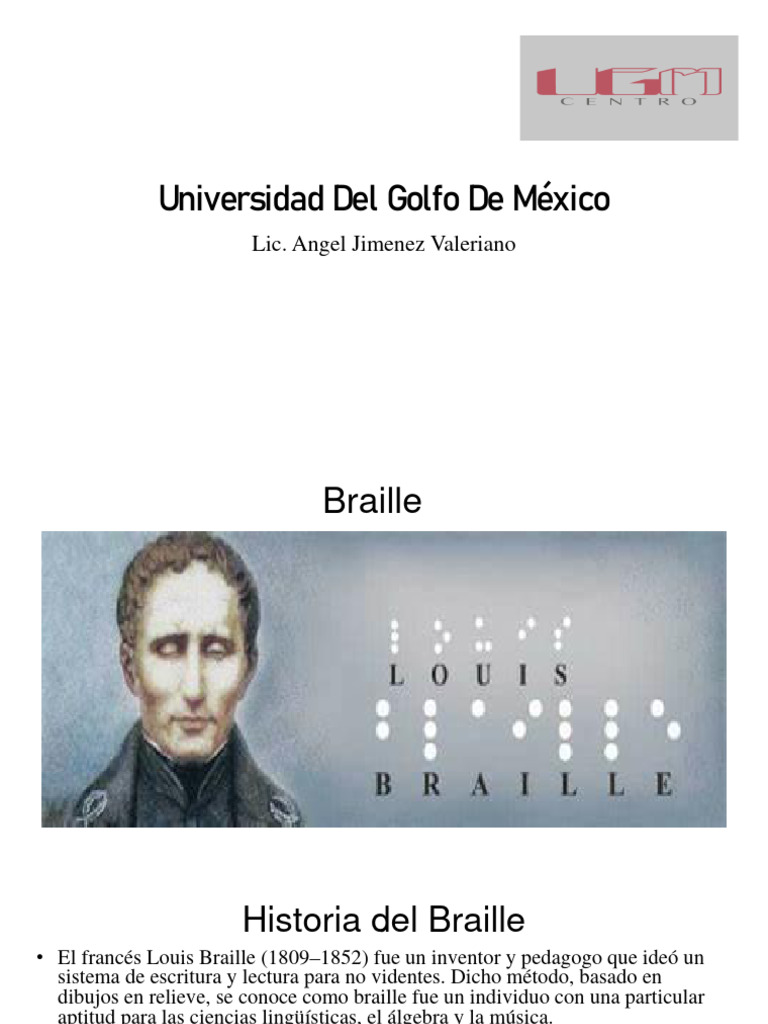 Braille proyecto | PDF | Lingüística | Los símbolos