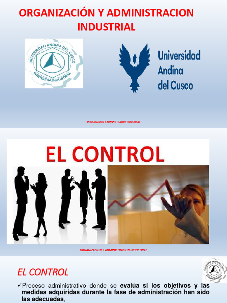 Proceso de Control en Administración Industrial | PDF | Contabilidad ...