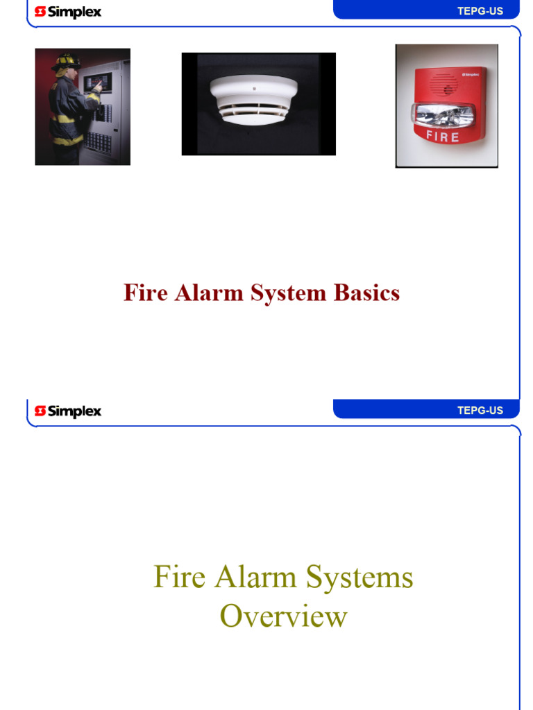 Fire Alarm System Overview Guide | PDF | Security Alarm | Sensor