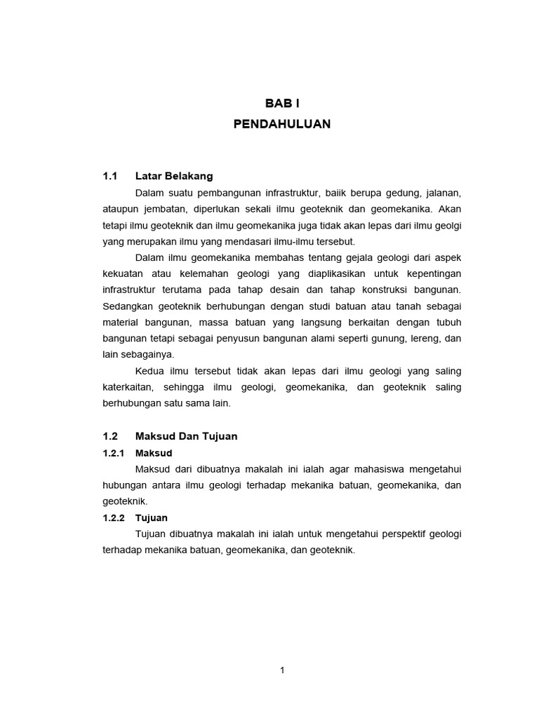 Geologi dan Geomekanika untuk Mahasiswa | PDF