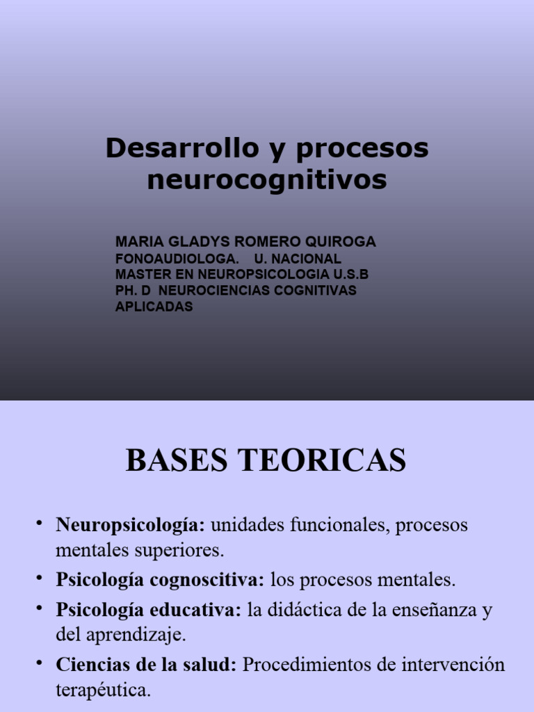 Aprendizaje Y Procesos Cognitivos Pdf Memoria Percepción