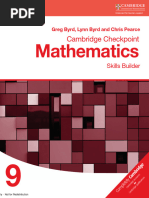 Cambridge Lower Secondary Maths Stage 9 Student's Book (2ed) (Collins) | PDF