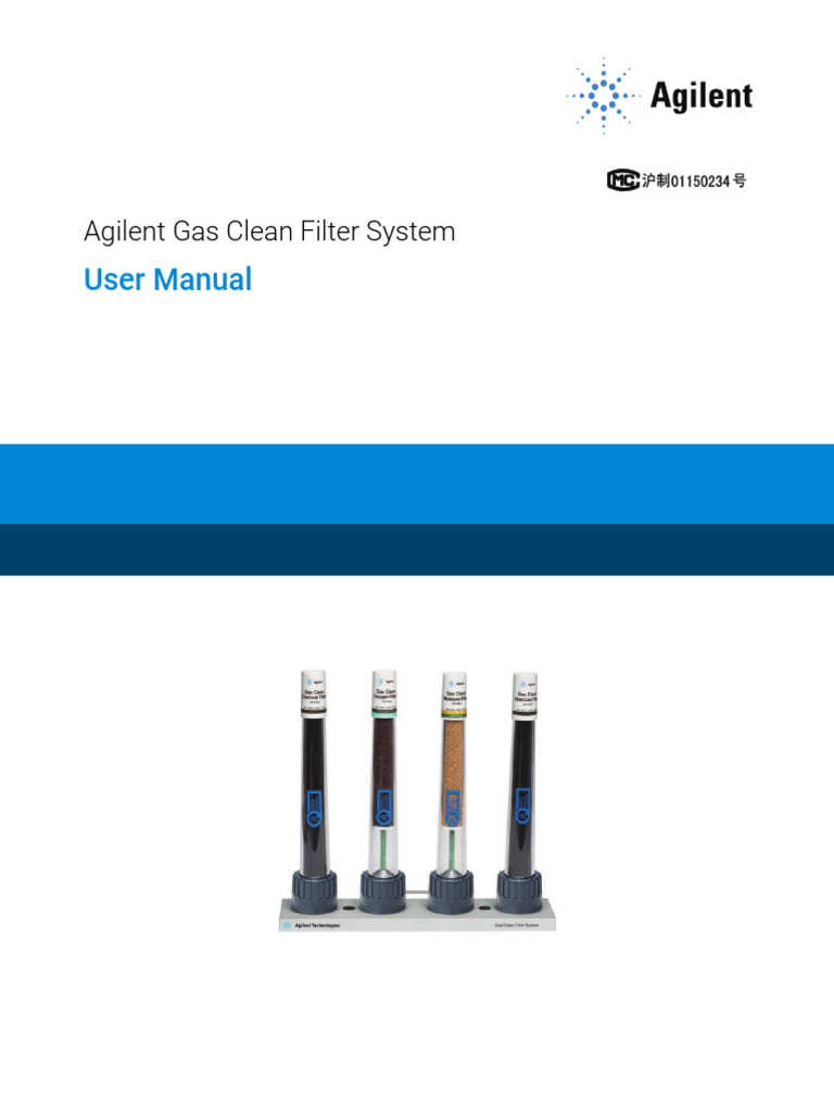 AGILENT GC GasCleanFilter 5973-1528 | PDF | Gas Chromatography | Valve