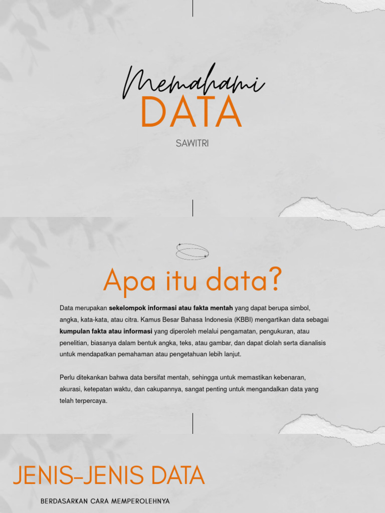 Jenis dan Pentingnya Data dalam Penelitian | PDF | Pengembangan Diri