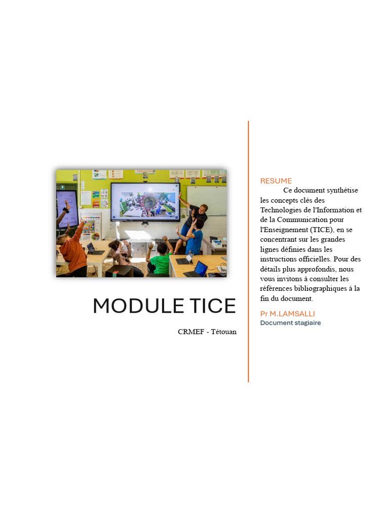 Concepts Clés des TICE en Éducation | PDF | Licence Creative Commons ...