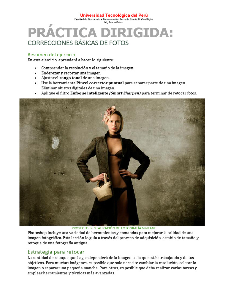 S06 - S2-Material (PRACTICA DIRIGIDA - Corrección Básicas de Fotos) | PDF | Color | Píxel