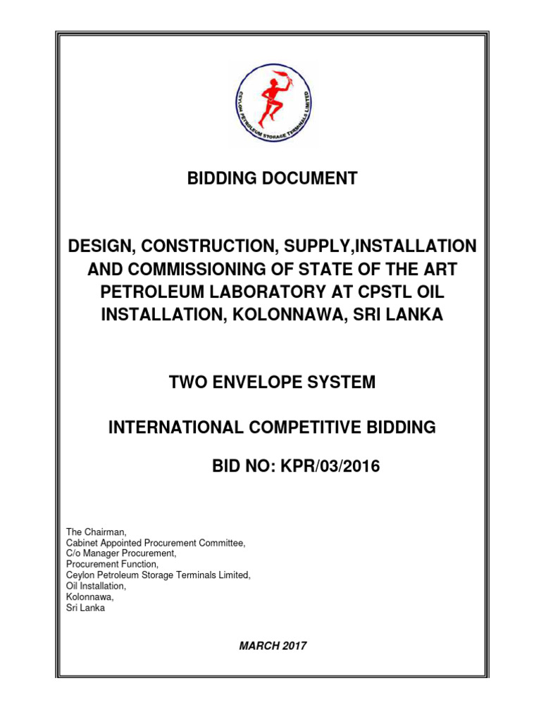 Lab Construction Tender | PDF | Specification (Technical Standard ...