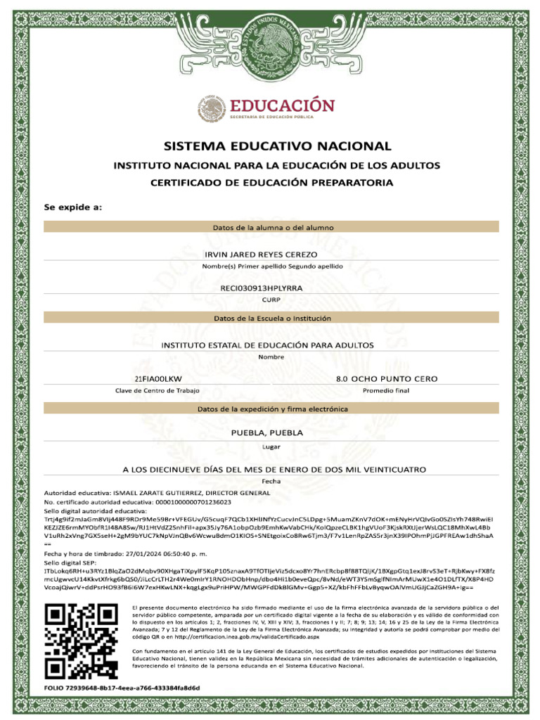 Irvin Jared Reyes Cerezo | PDF