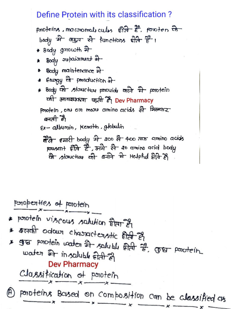 Biochemistry ( Chapter 3 revision ) | PDF
