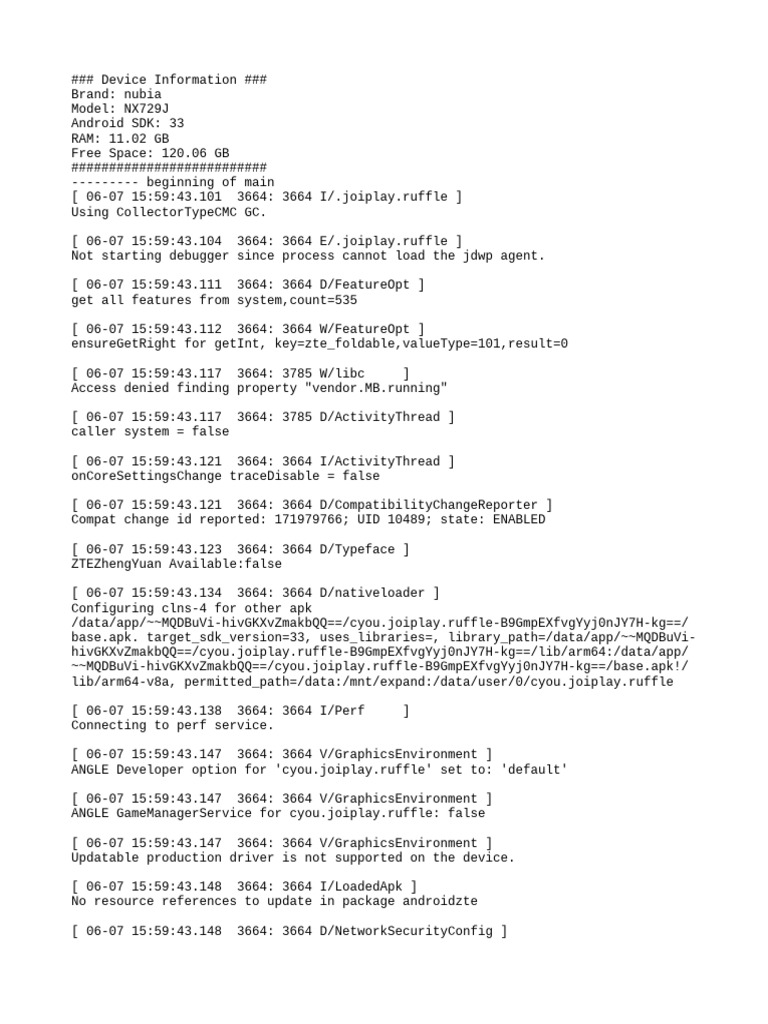 Log-2024 06 07 03 59 | PDF | Computer Architecture | Operating System ...