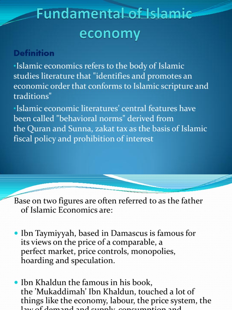 Understanding Islamic Economics Principles | PDF | Religion & Spirituality