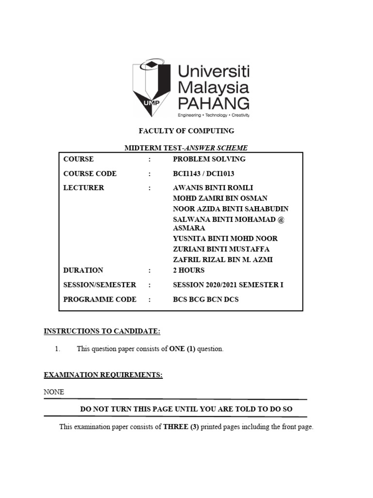 Midtest Q Pdf Computing