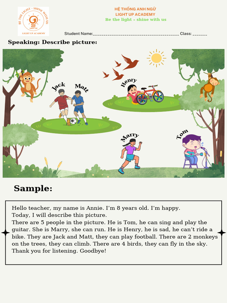 Sample speaking | PDF