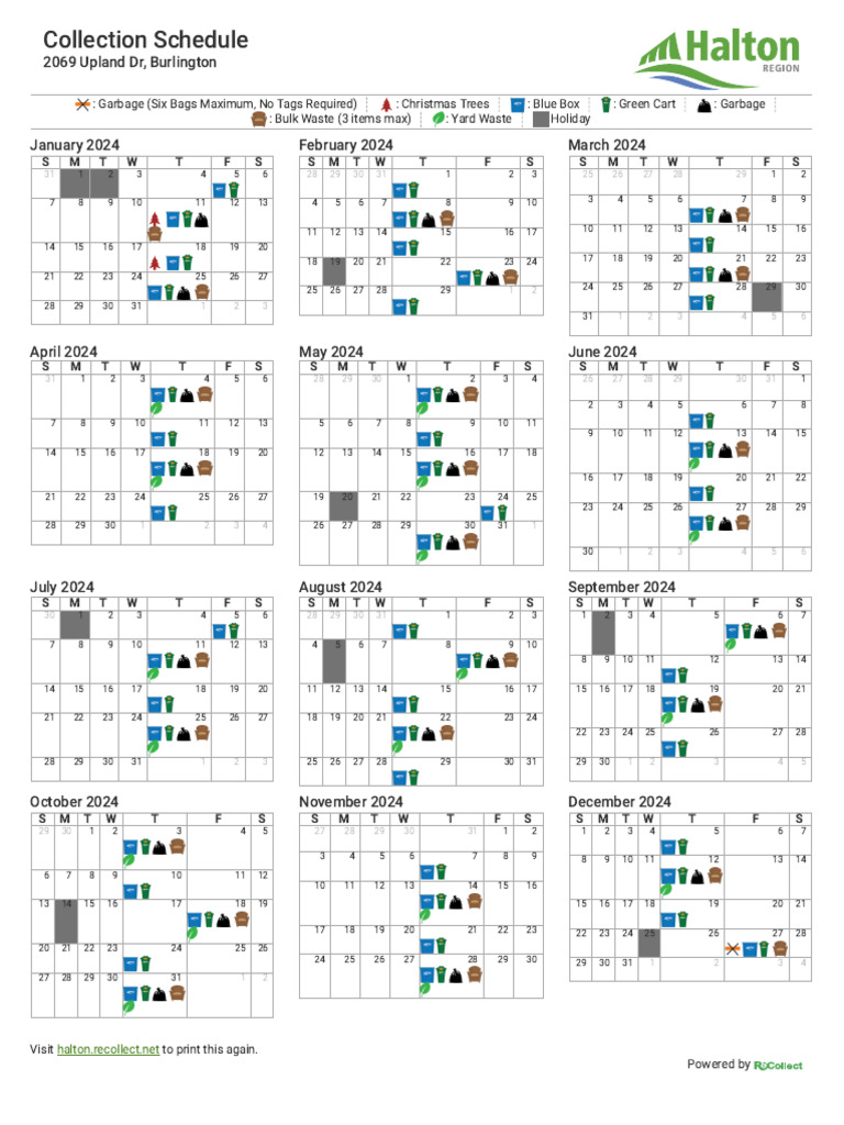 Print Able Calendar | PDF | Waste | Waste Management