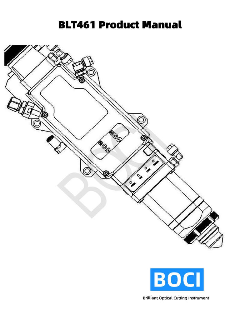 BLT461 Product Manual V1.2 1 | PDF | Optical Fiber | Laser