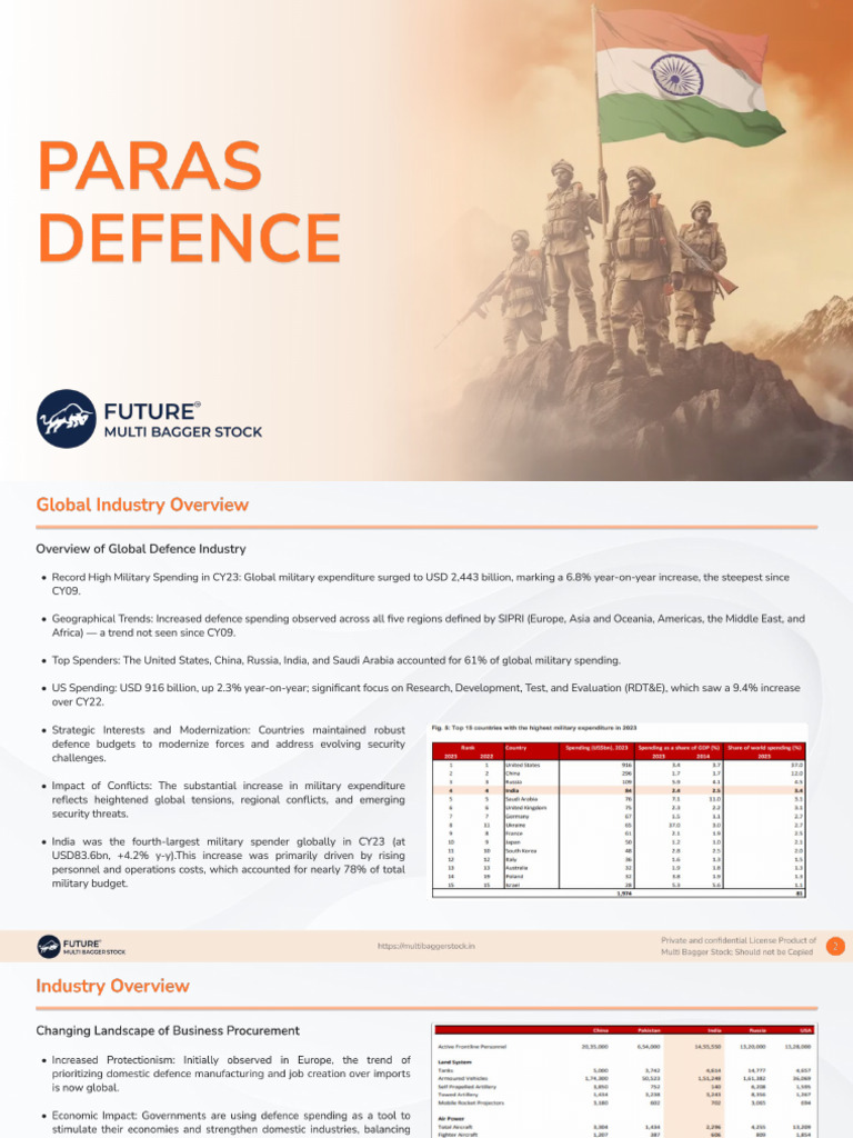 Paras Defence | PDF