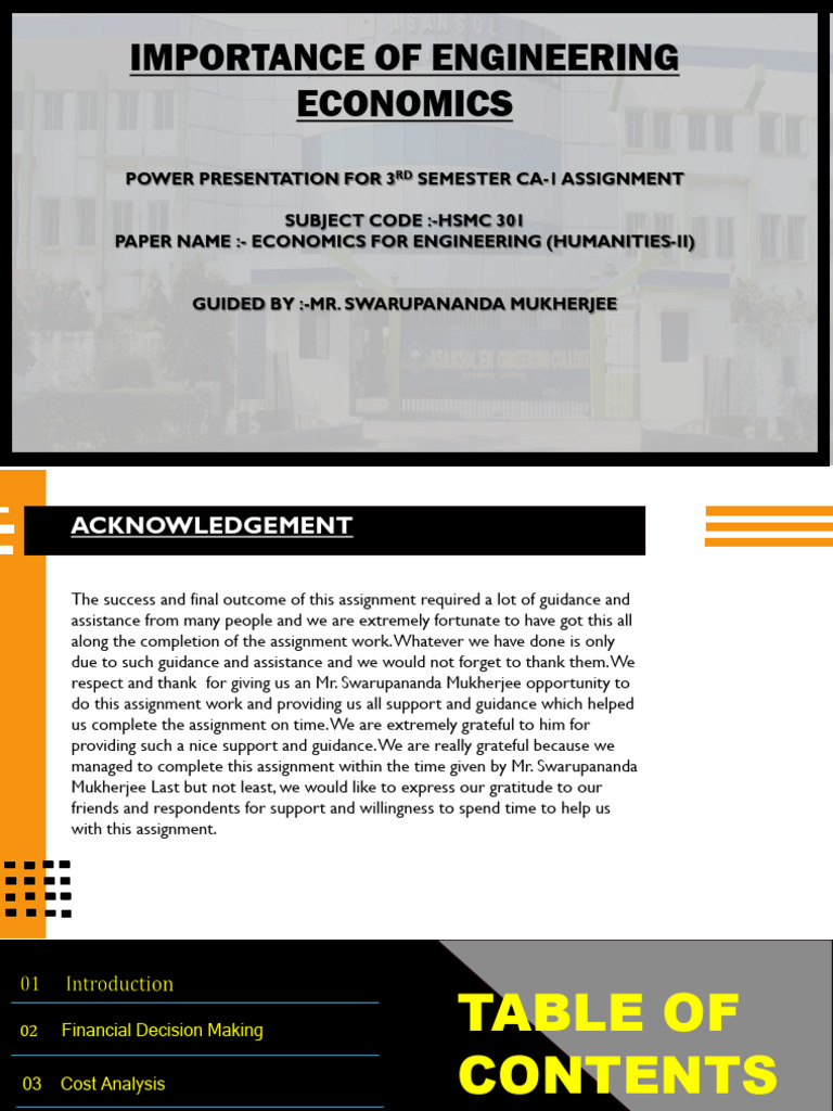 Engineering Economics Overview | PDF | Risk | Investing