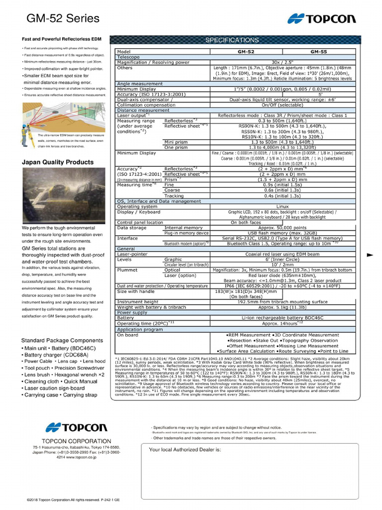 Brosur Topcon | PDF